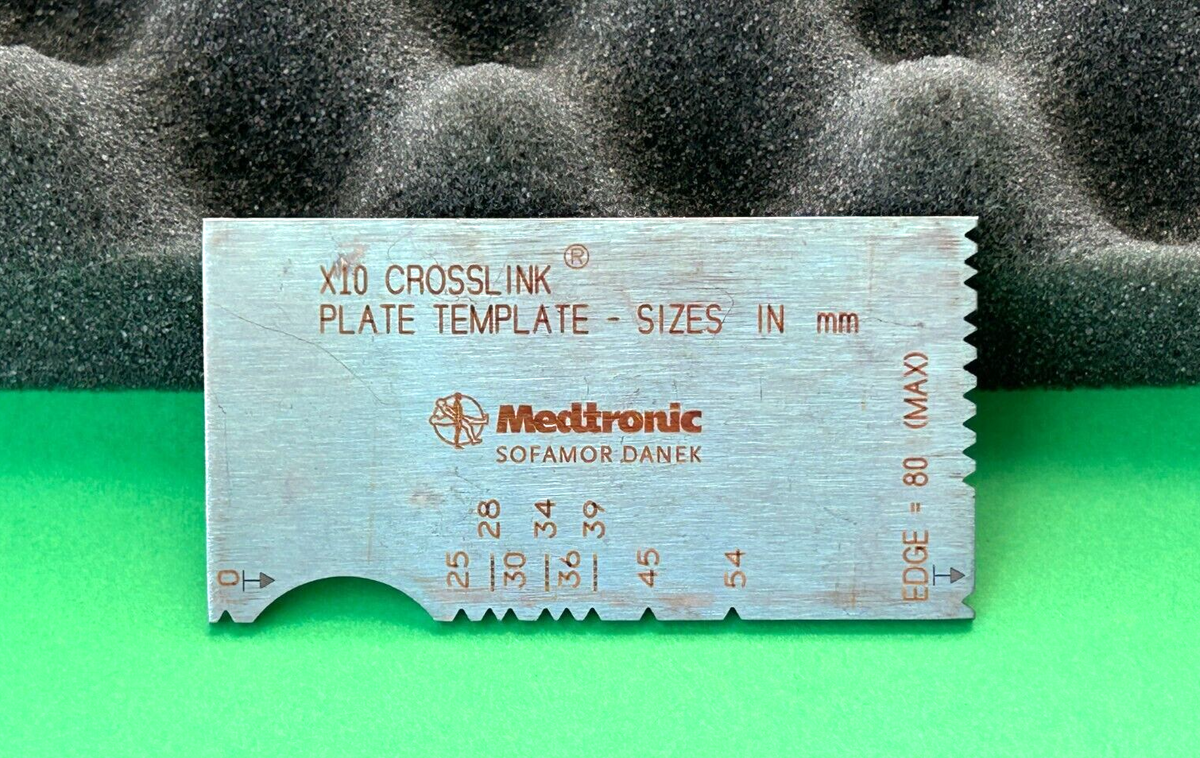 Medtronic Surgical Ruler/Scale for Sizing – AMED CAPITAL