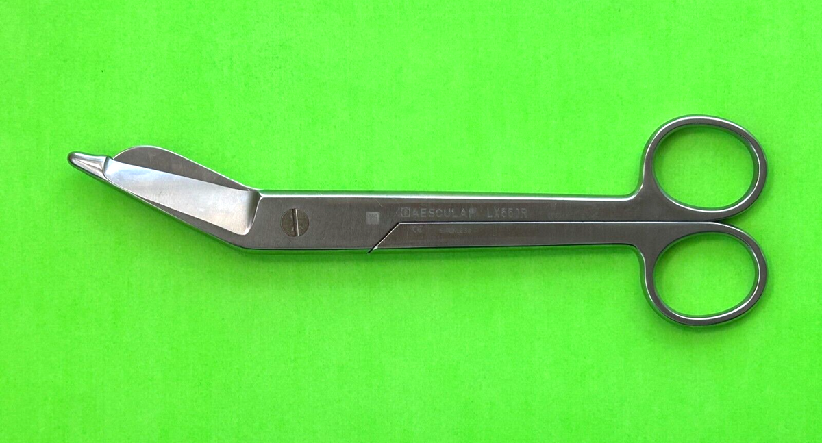 Aesculap Surgical 7-3/4" Angled Bandage Scissors – AMED CAPITAL