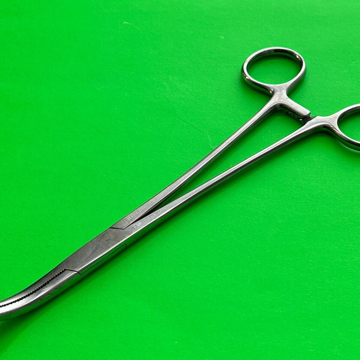 Pilling Surgical 21-4172 Heany Hysterectomy Forceps, Curved 21cm Singl ...